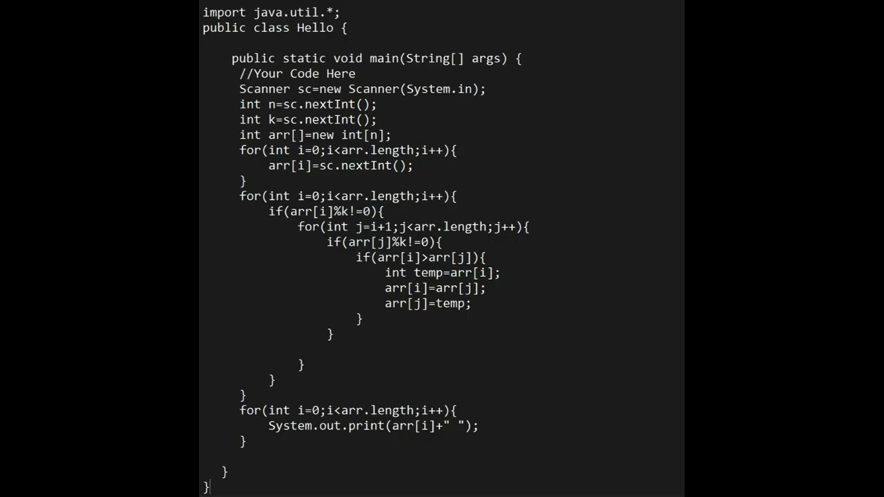 SkillRack Daily Challenge Sort Next Divisible By R Program Id SkillRack Daily Challenge Sort Next Divisible By R Program Id