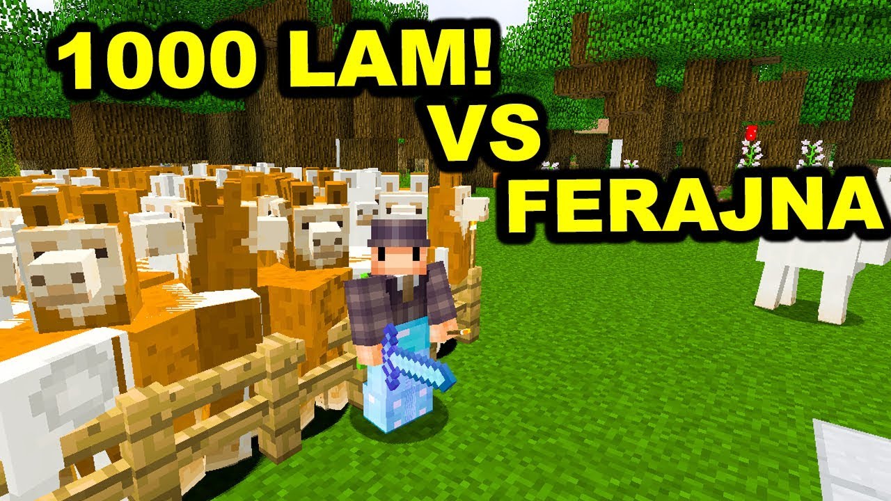 Minecraft FERAJNA: LAMY PODBIŁY FERAJNE! (Zrobiliśmy ZOO!) - YouTube