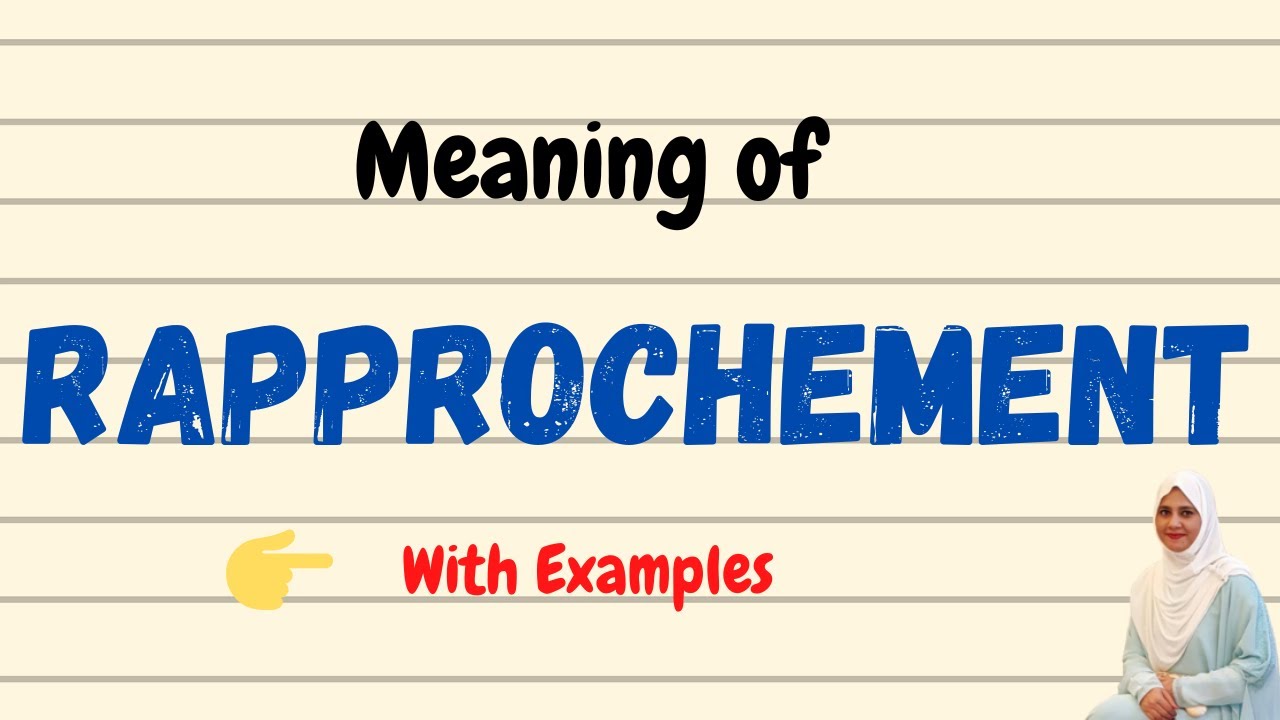 Daily vocabulary | Rapprochement Meaning | Vocabgram - YouTube