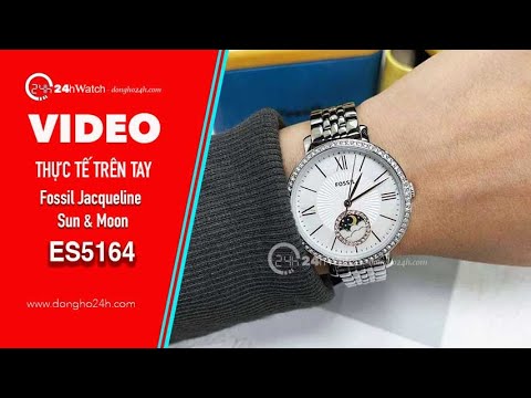 Video thực tế trên tay Fossil Sun & Moon ES5164 chính hãng. 24h Đại lý ...