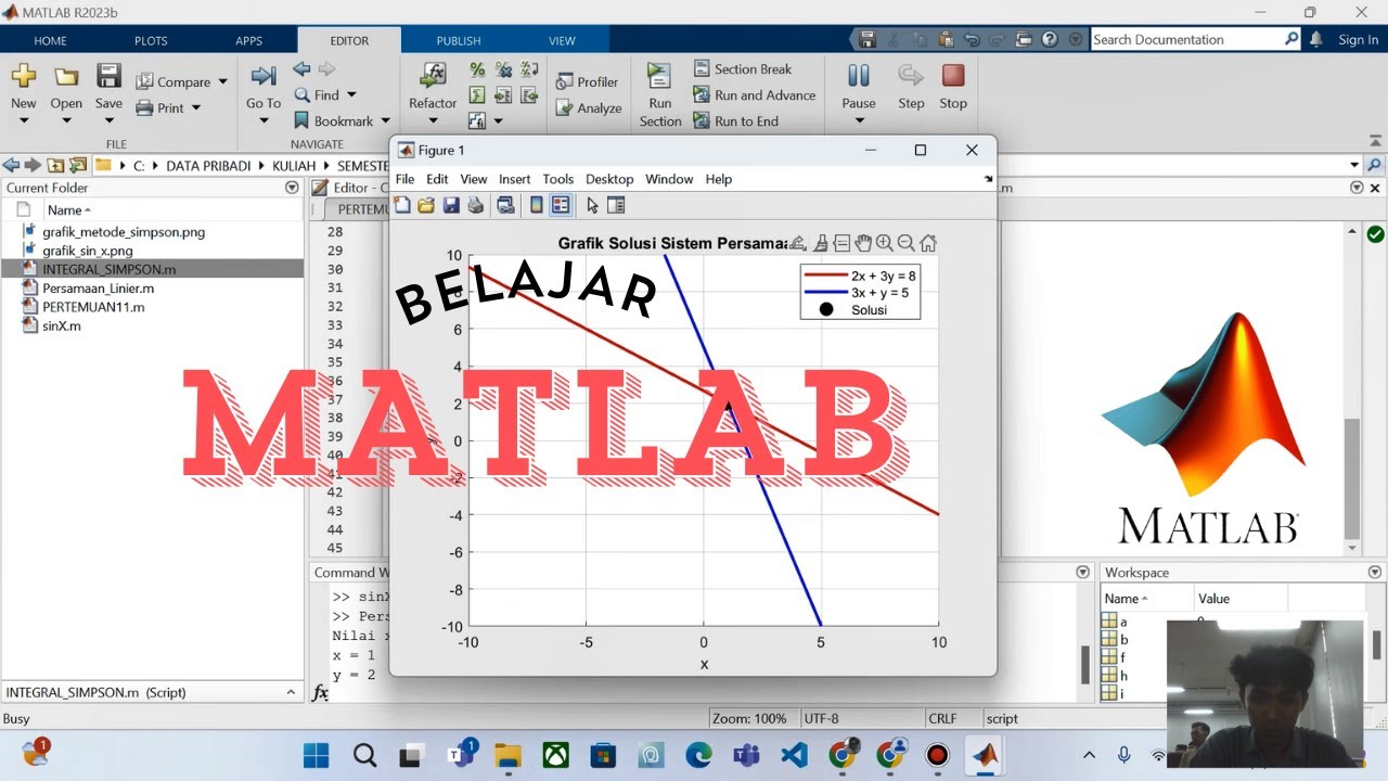 BELAJAR MATLAB - YouTube