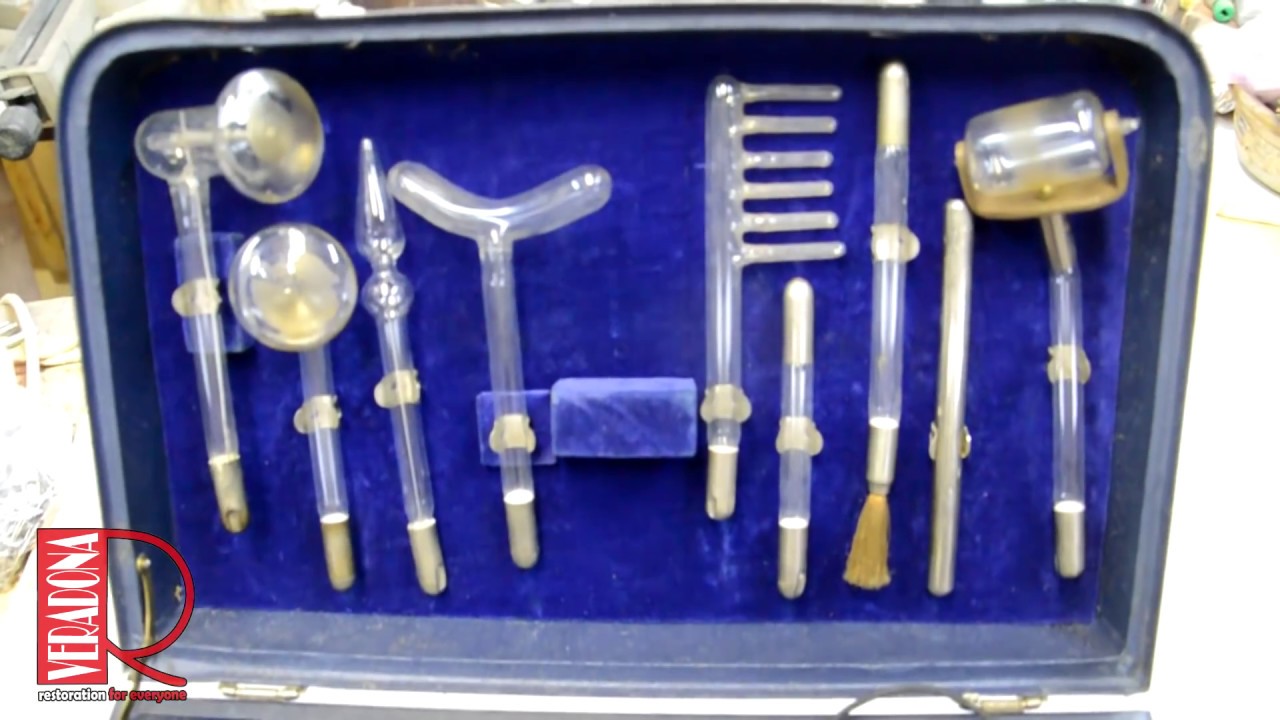 Antique massage machine Biosan from 1920 Restoration - YouTube