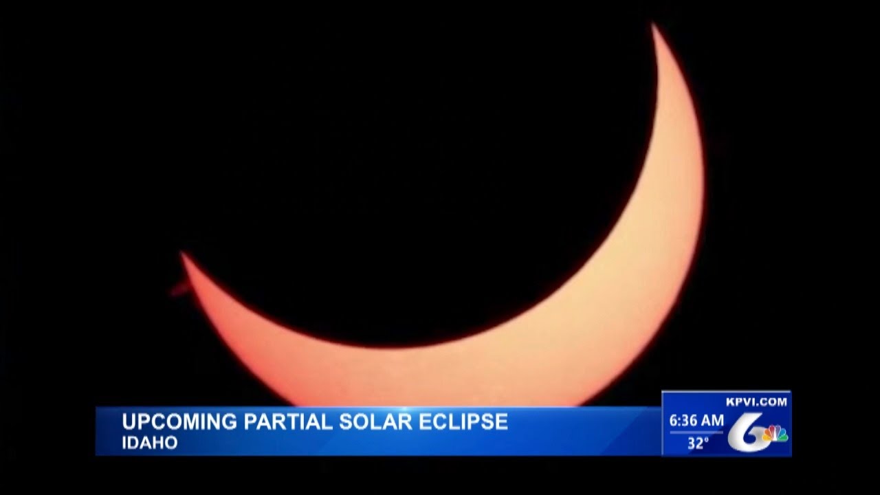 Partial Solar Eclipse in Idaho in 2024 - YouTube