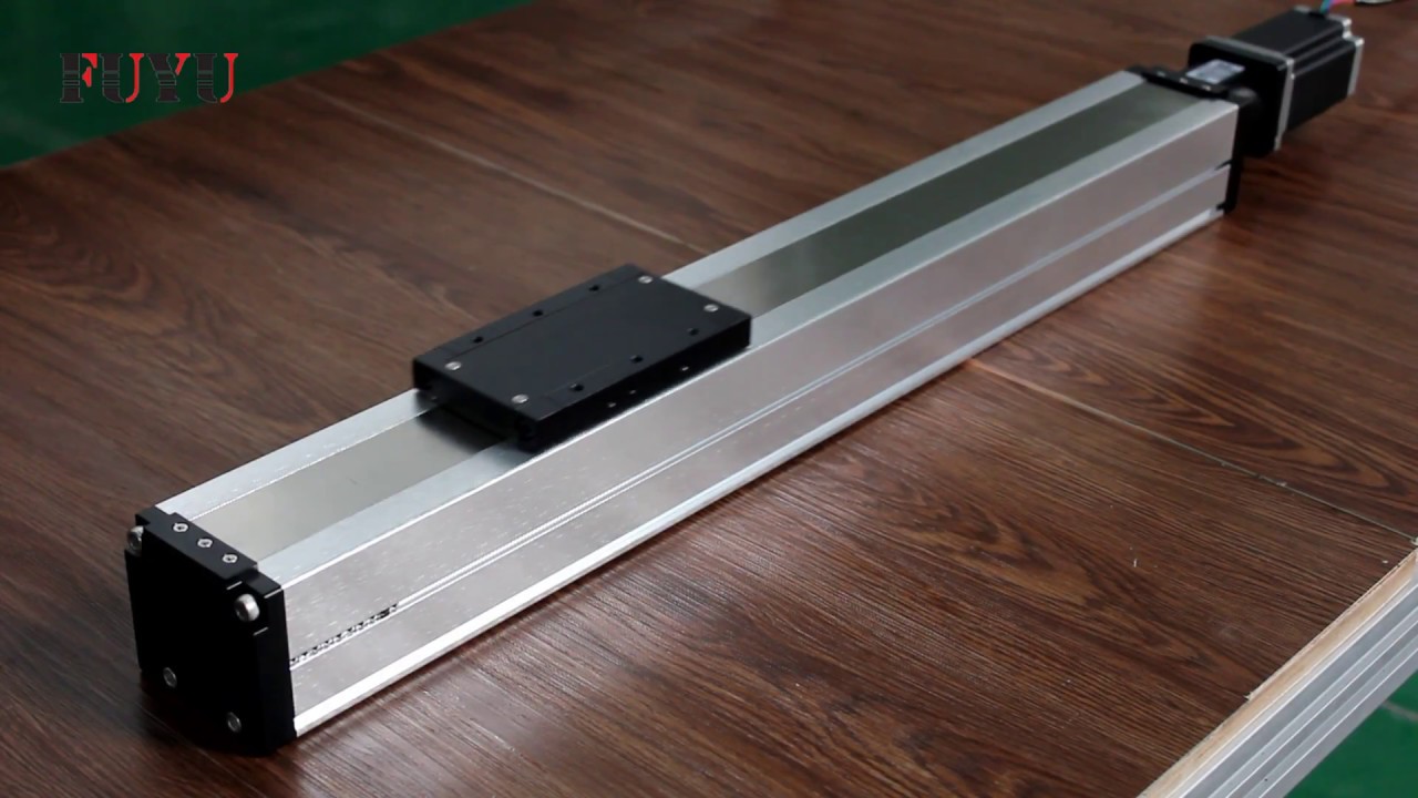 width 80mm enclosed structure linear guide rail - YouTube