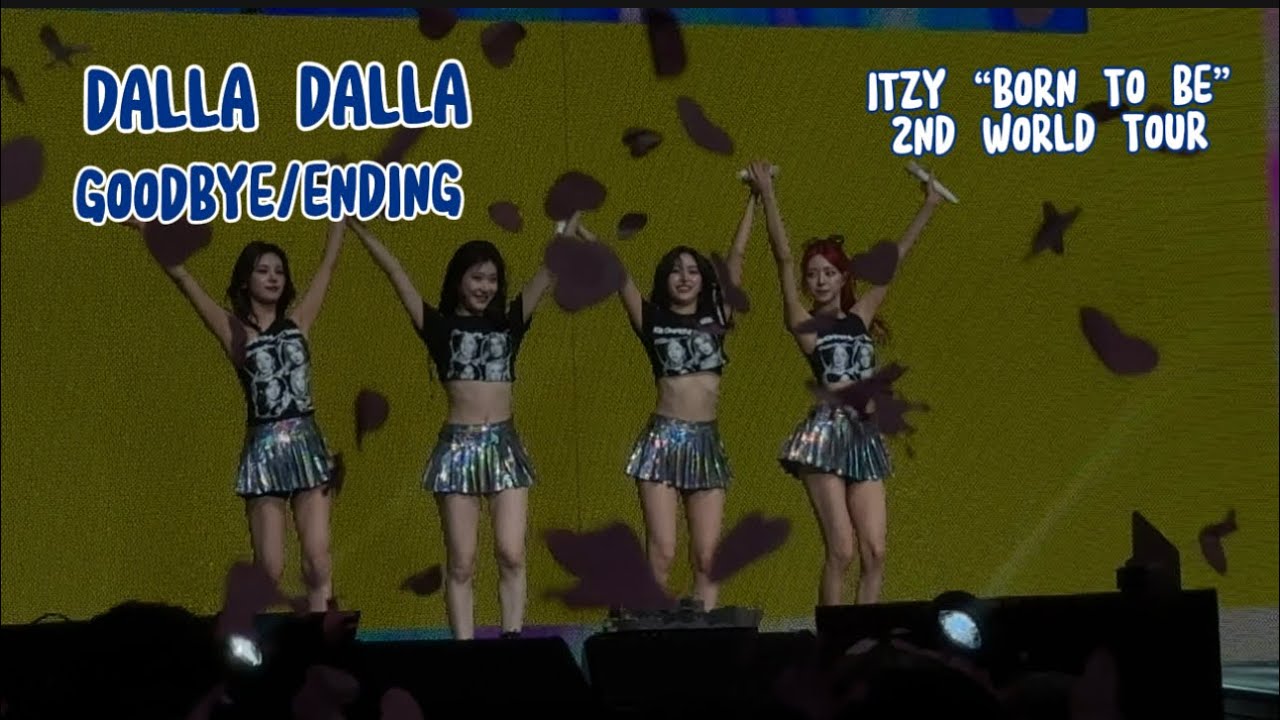 ITZY-(Encore : DALLA DALLA / Ending / Goodbye) 4K“BORN TO BE” 2nd World Tour in Oakland 240608 ...
