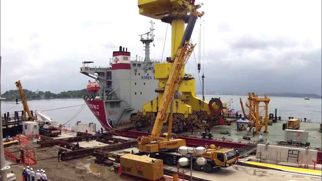 Fidens Guindastes Estaleiro Inhaúma - YouTube