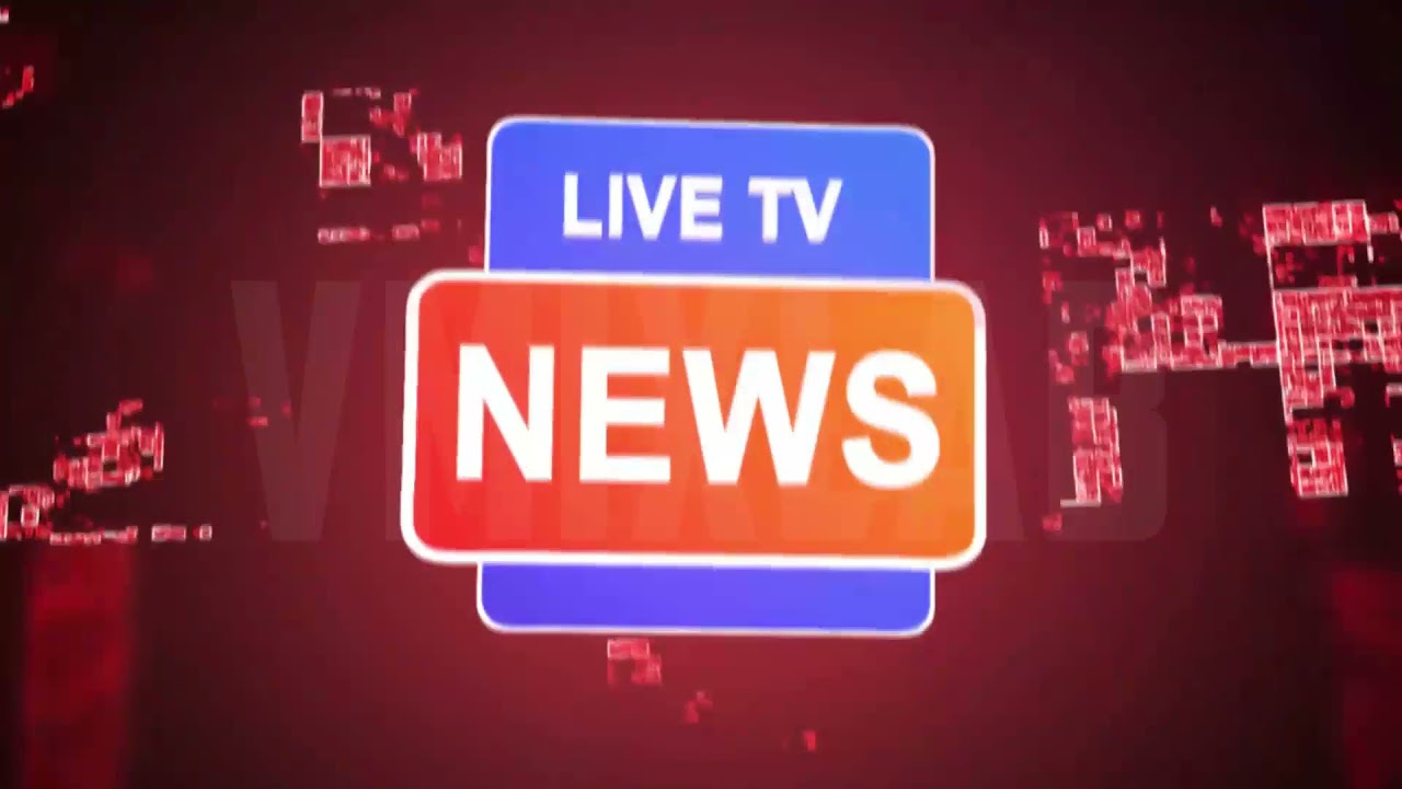 News logo flash animation sample vmixlab - YouTube