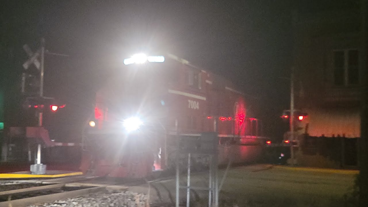 Midnight Action! INRD HWNT Flies Through Robinson, IL at Midnight - YouTube