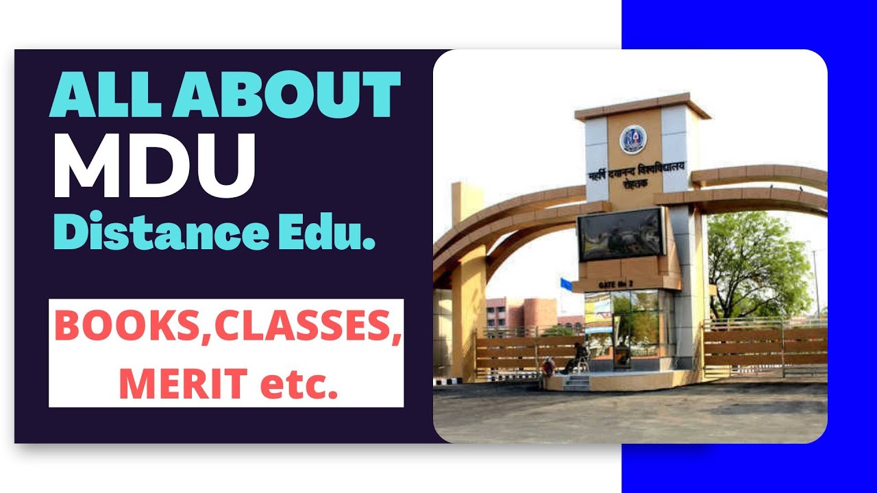all about MDU DDE || MDU distance books कैसे मिलेगी || Study center ...