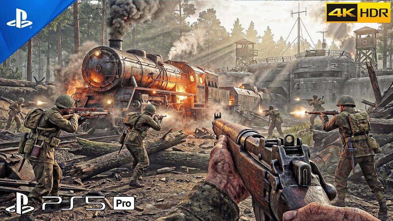 (PS5) INSANE WW2 TRAIN HIJACK | Ultra Realistic Graphics Gameplay [4K ...