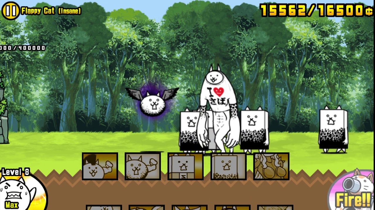 The Battle Cats - The Crazed Bird - Flappy Cat (Insane) - YouTube
