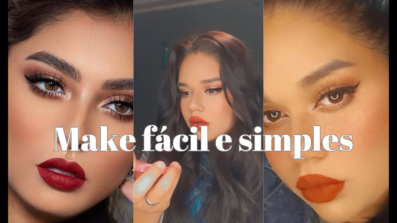 MAKE INSPIRAÇÃO SIMPLES E FÁCIL enquete do insta , #maquiageminspiração ...