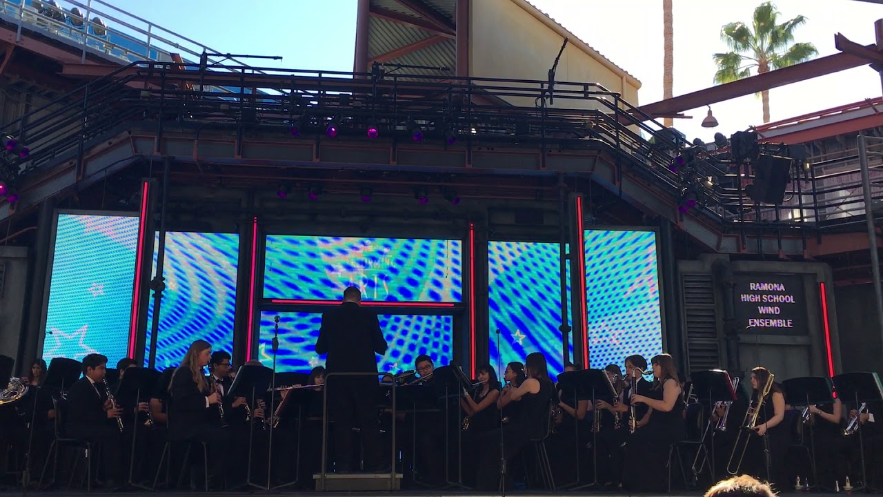 Ramona High School Wind Ensemble performing "Disney Spectacular" 1-25 ...