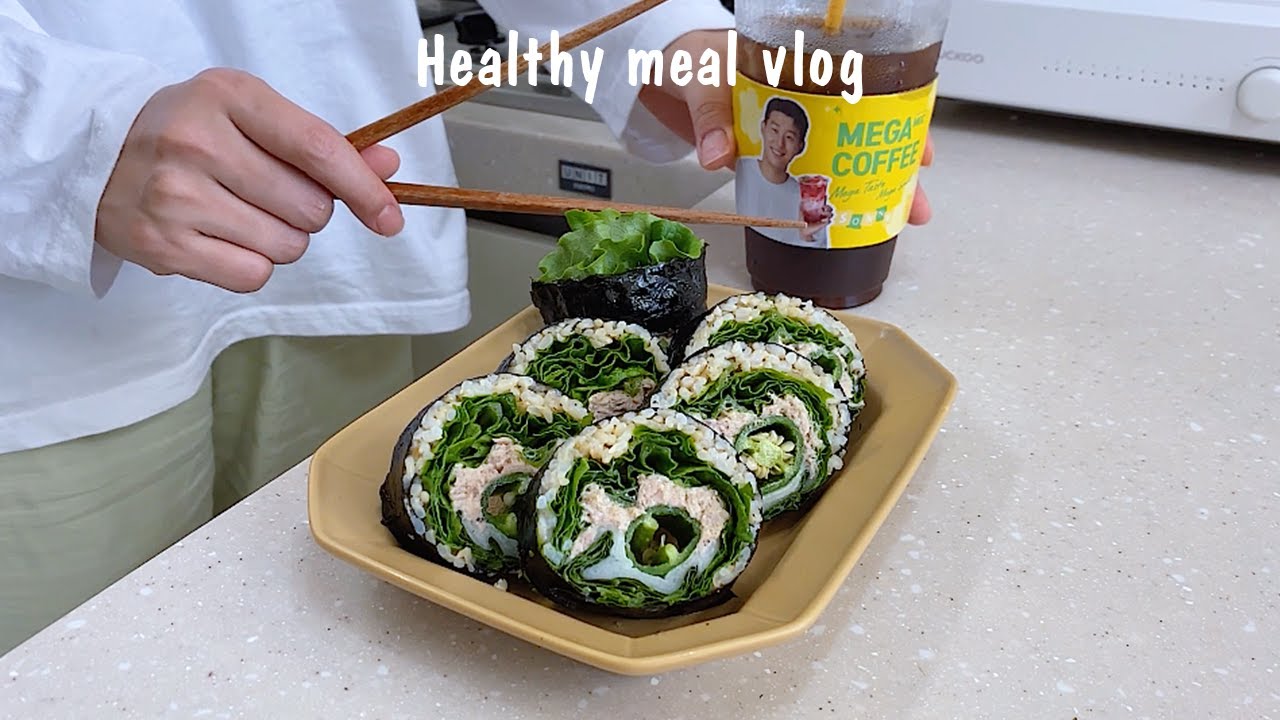 식단vlog 바질페스토 야무지게 털어 먹기🧃i 원팬파스타 김밥 샌드위치까지 바질페스토를 넣어 만들어요 Youtube