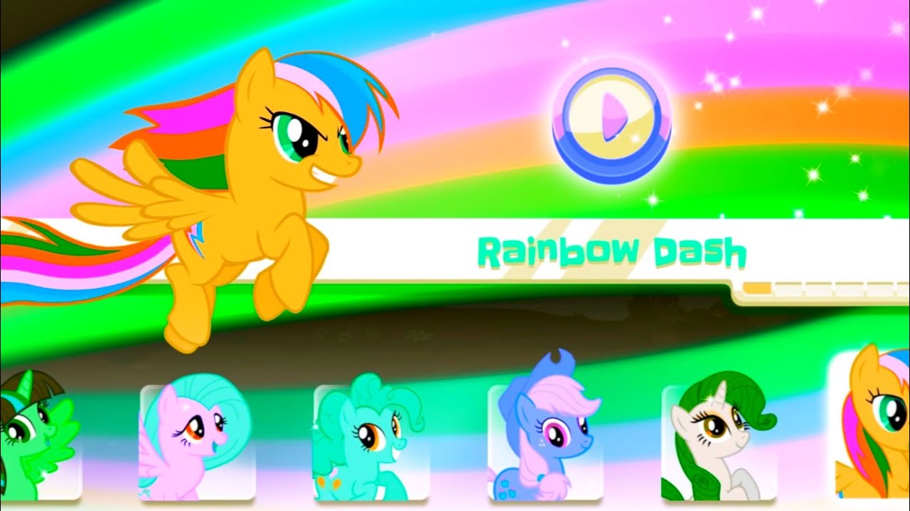 My little pony rainbow runners _ Epic color Rush #5 | Play w/ Rainbow ...