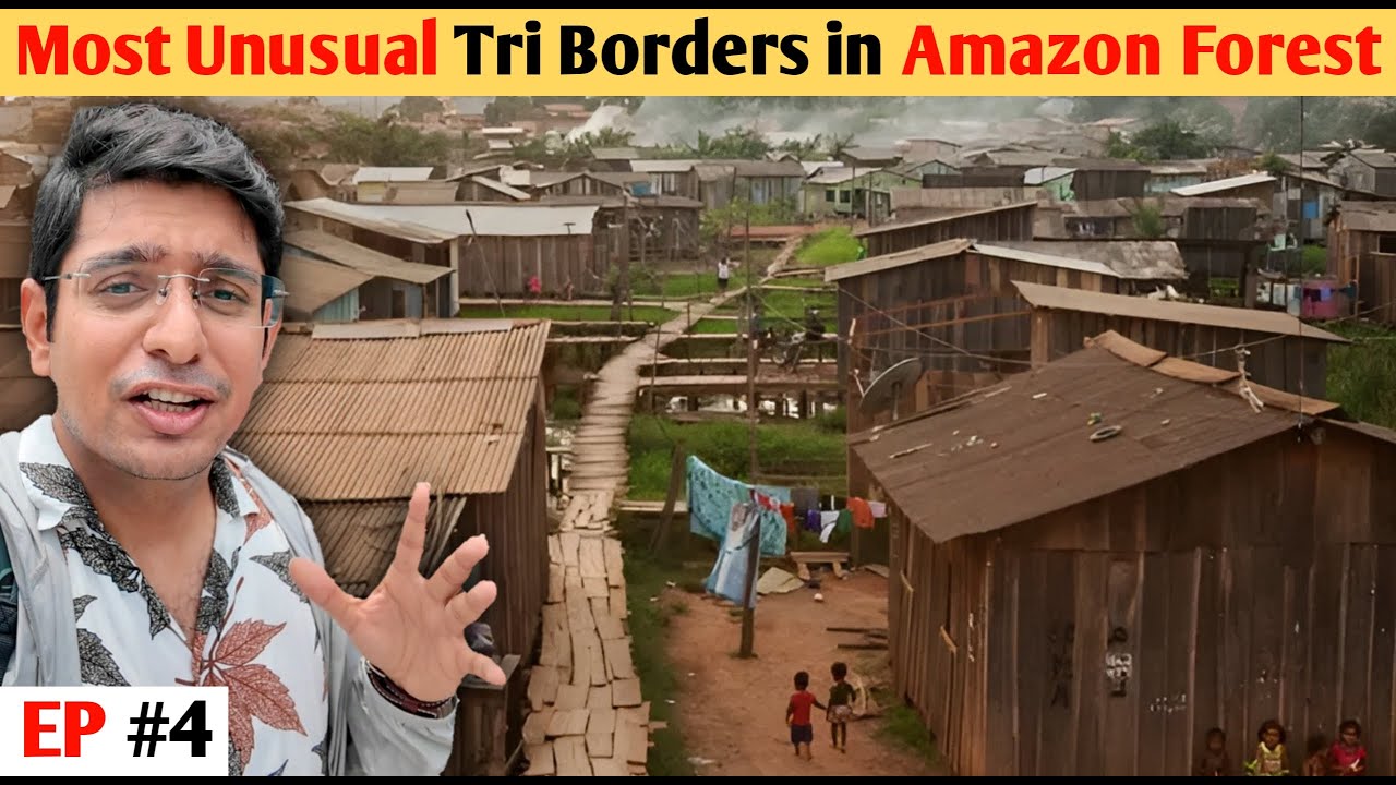 Travelling Inside 3 Countries Borders in Amazon Rainforest 🌳😱 - YouTube