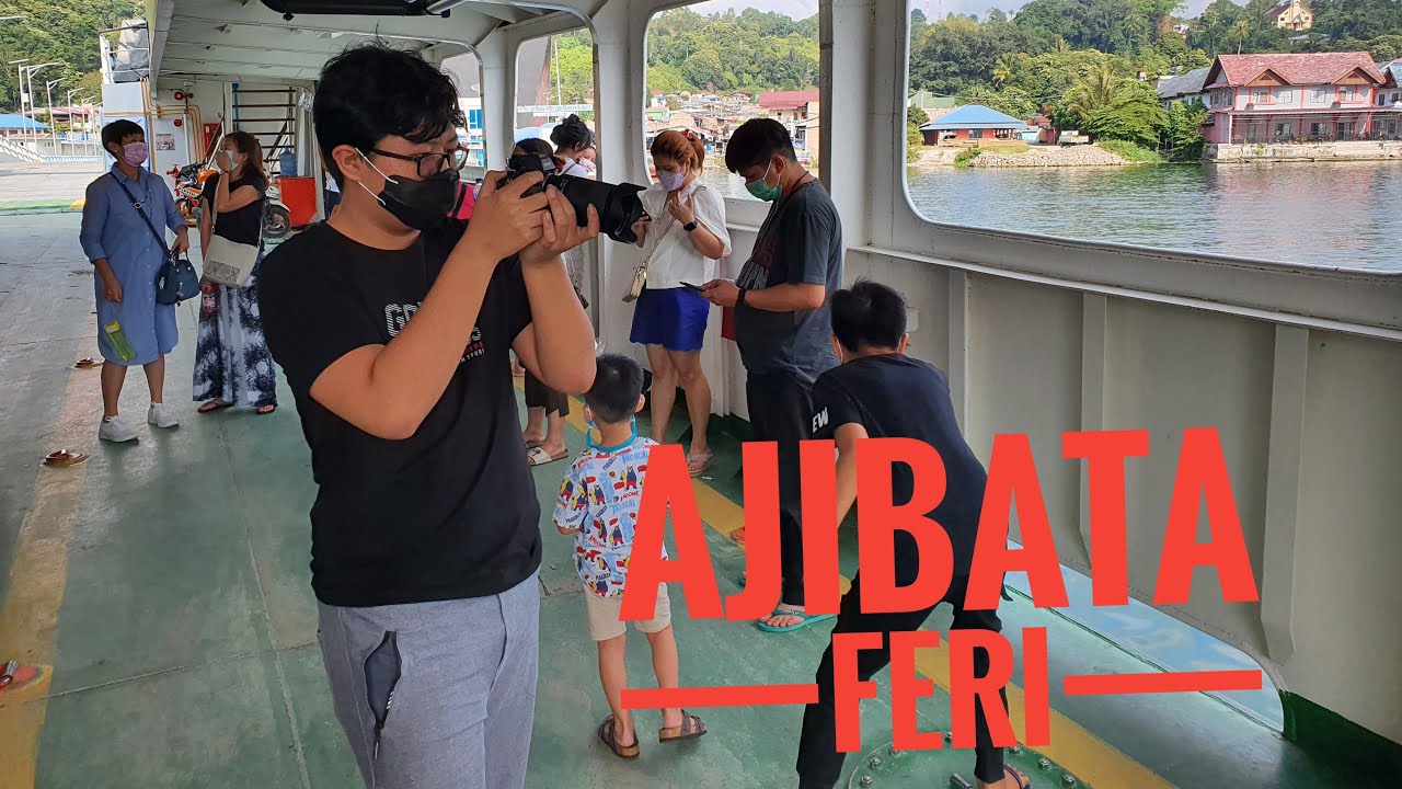 Ajibata penyebrangan Feri #ajibata #kapal - YouTube