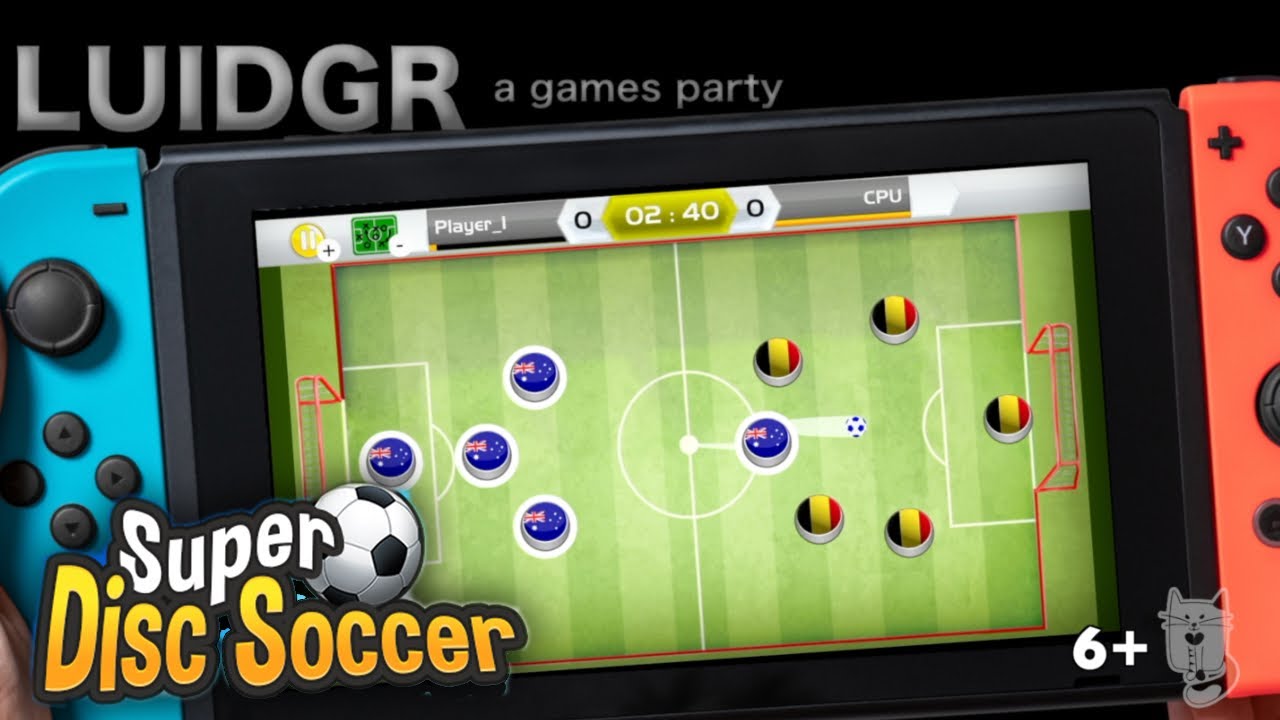 Super Disc Soccer for Nintendo Switch Gameplay - YouTube