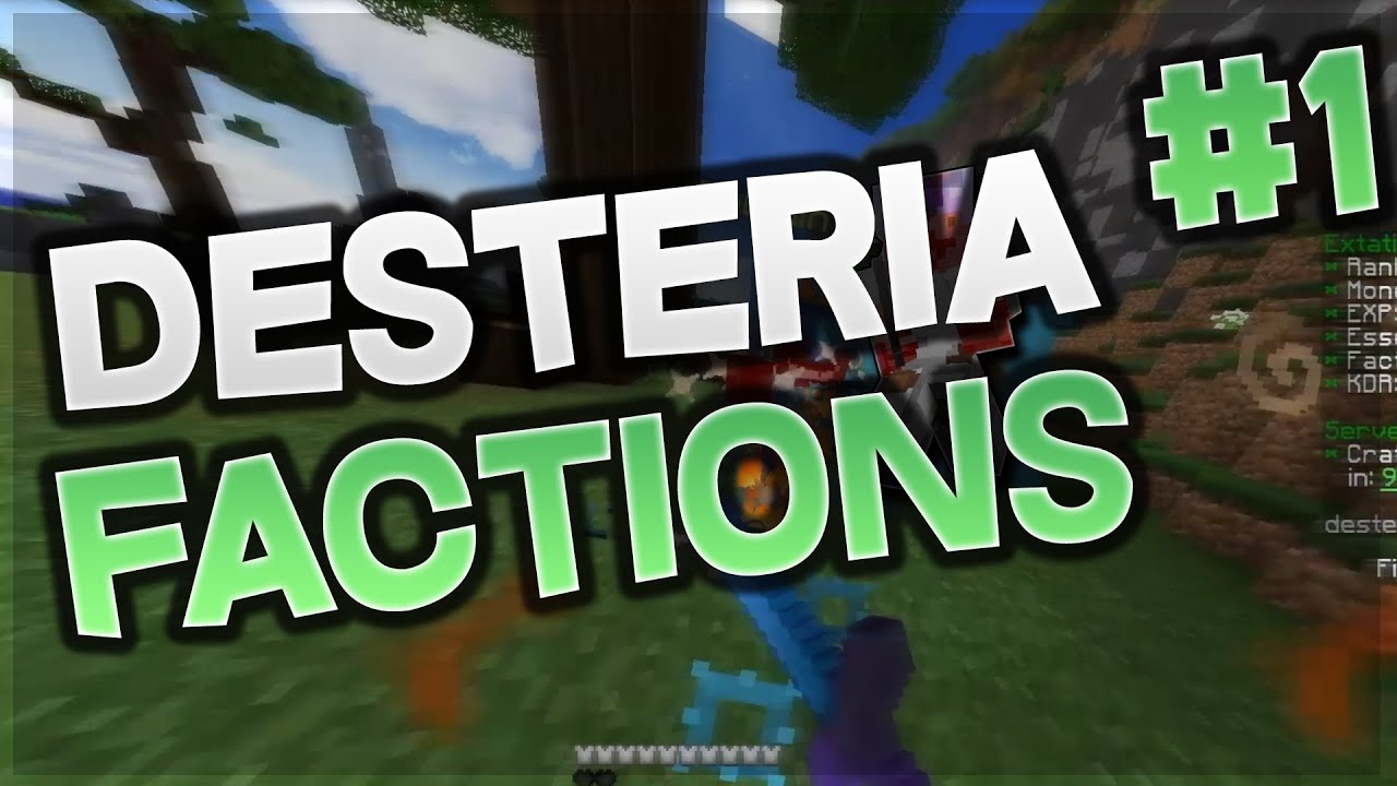 Epic DIAMOND Fight!! - Desteria Minecraft Factions | [1] - YouTube