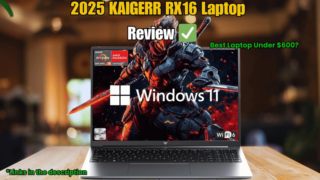 2025 KAIGERR RX16 Laptop Review | Ryzen 7 6800H + DDR5 + Dual Fans ...