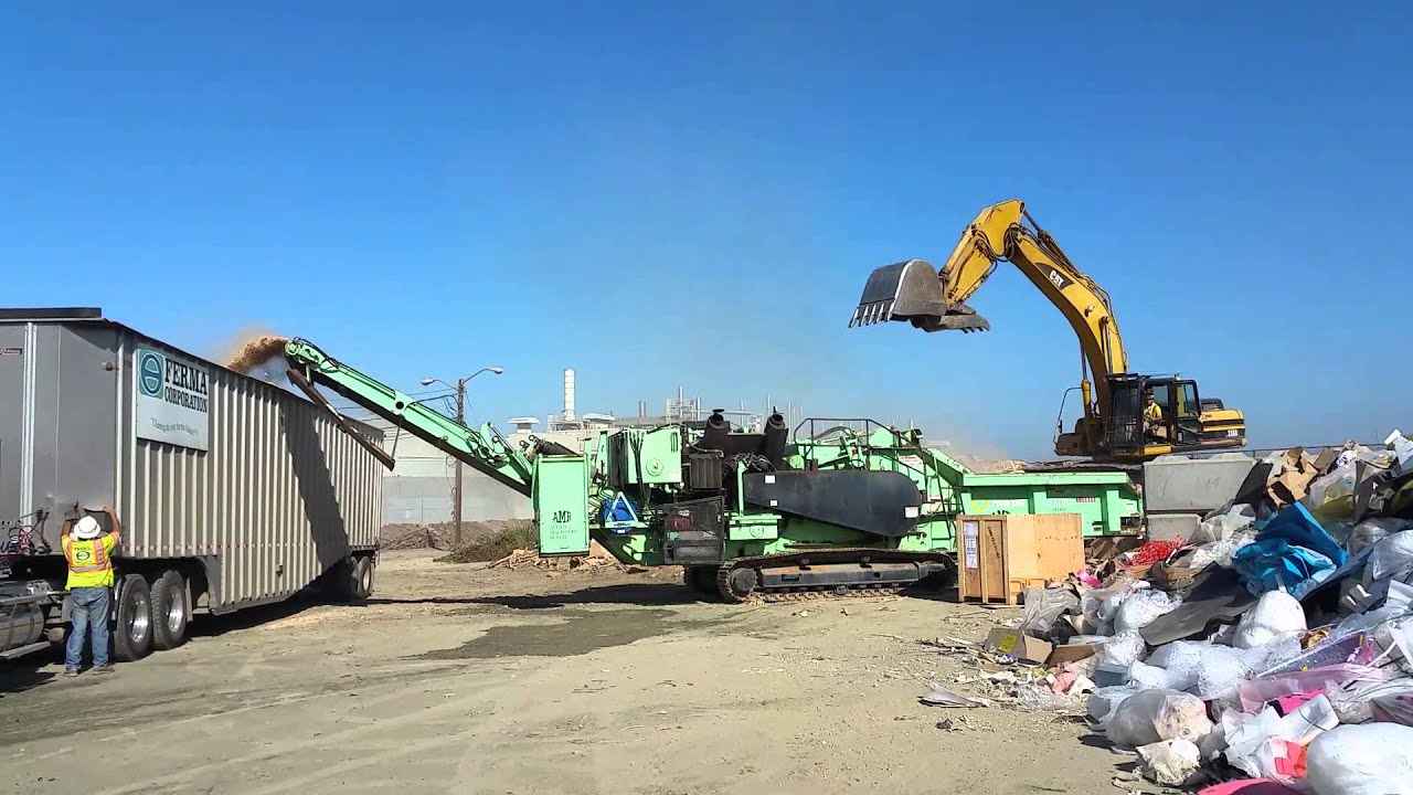 FERMA Wood Chipping Operation - YouTube