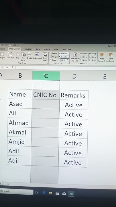 How to set format for CNIC No in MS Excel| format cell window in MS Excel| tips & tricks in MS ...