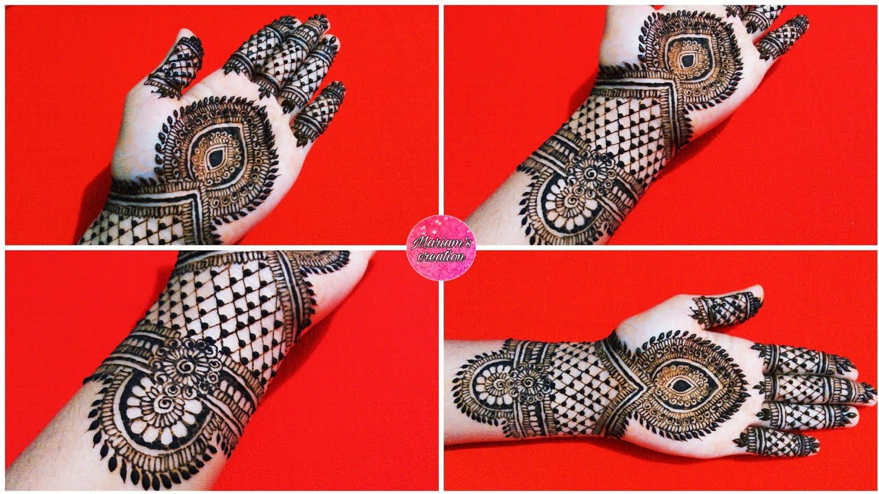 Gulf Mehndi Design For Hand 2020|Simple And Beautiful Mehndi Design For ...