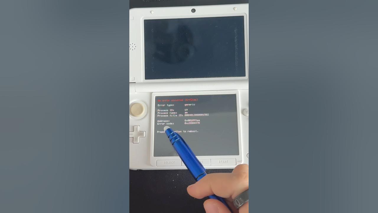 Nintendo 3ds Twilight Menu generic 19 fehlercode fix - YouTube