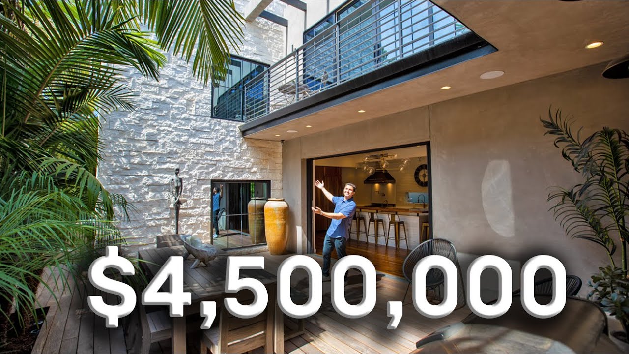 Inside a New $4.5 Million Venice Estate with a Rooftop Deck! | Los ...