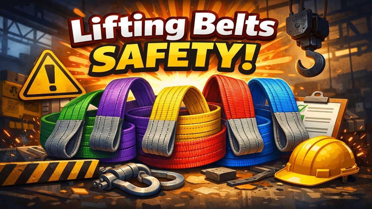 Webbing Sling Safety | Webbing Belt Sling Color Coding | Webbing Belt ...