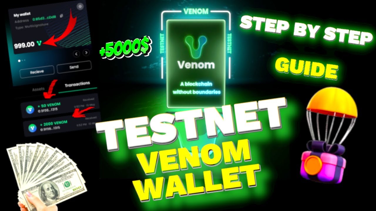 Venom Blockchain Testnet GUIDE | Venom Wallet tutorial | how to claim ...
