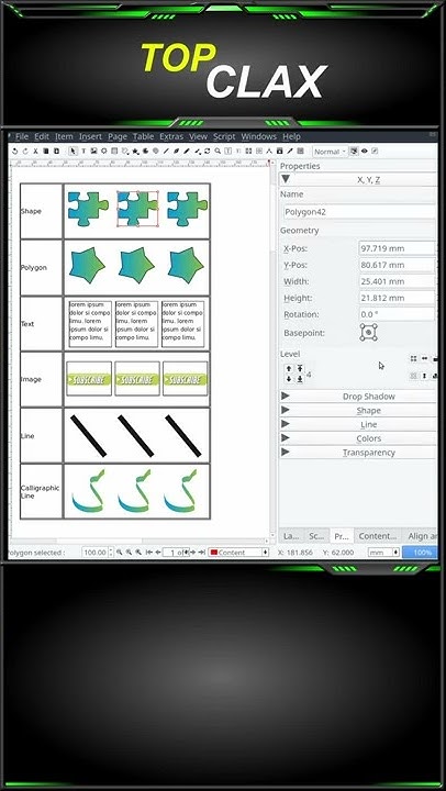 How to mirror or flip a frame in Scribus - YouTube