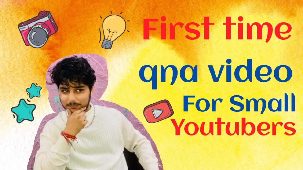 First time QNA video for Small YouTuber // Full Fun of qna video 🤣 ...