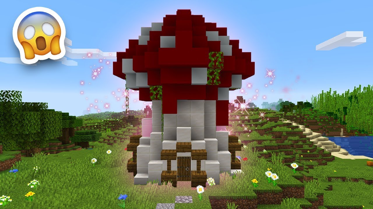 COMO FAZER UM COGUMELO MÁGICO NO MINECRAFT - YouTube