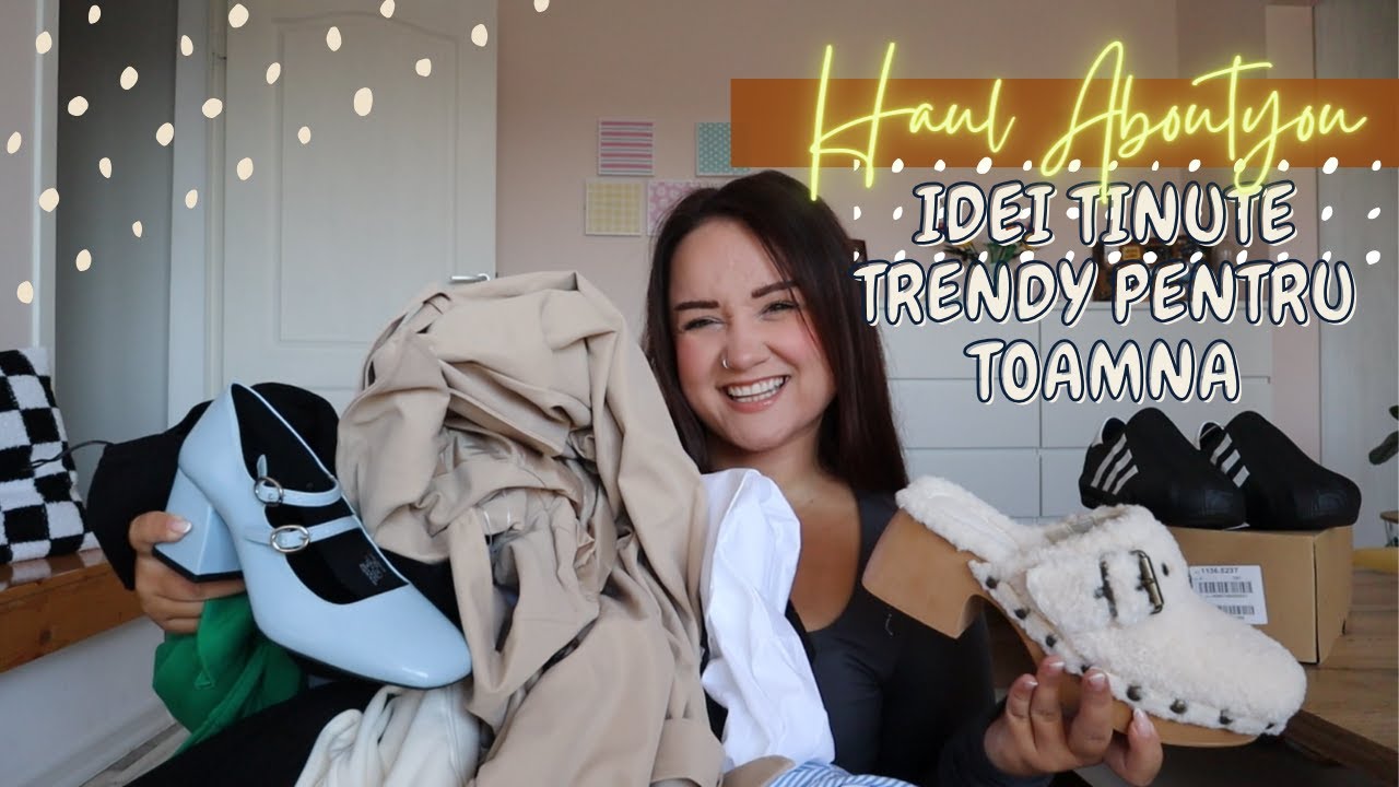 Haul tinute trendy de toamna | Live pe AboutYou - YouTube
