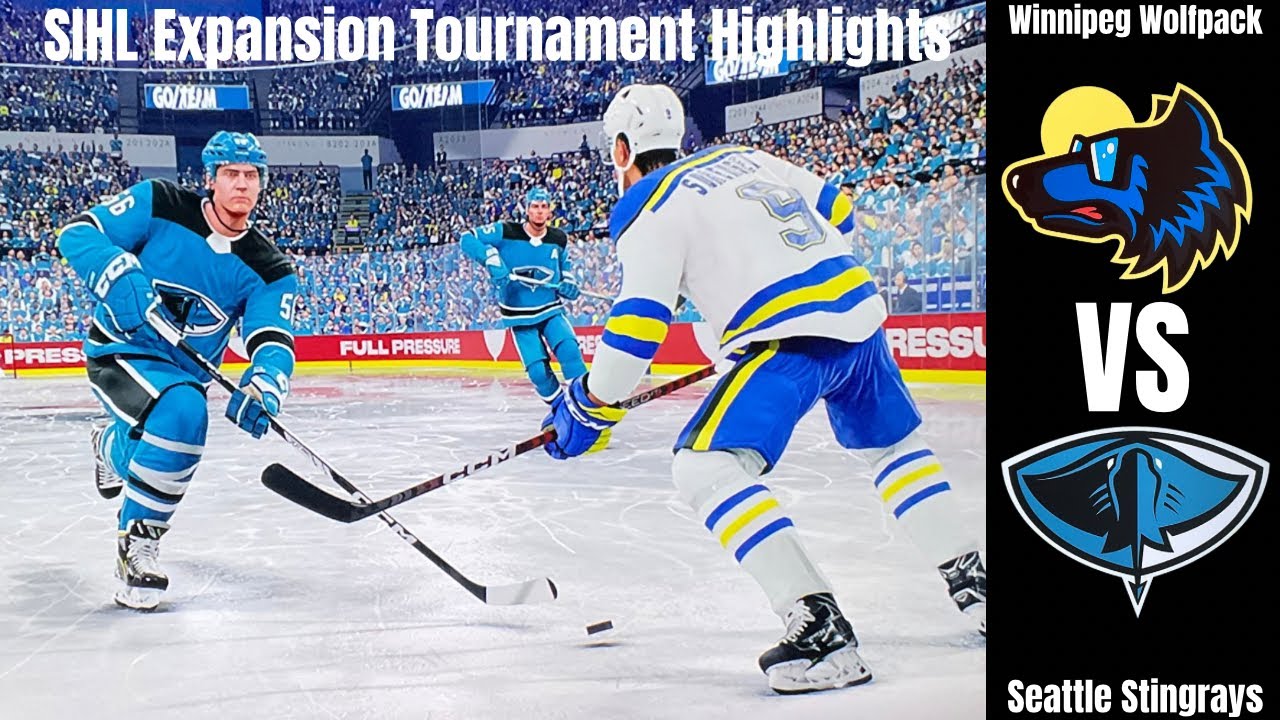 Winnipeg Wolfpack vs Seattle Stingrays | SIHL Expansion Tournament ...
