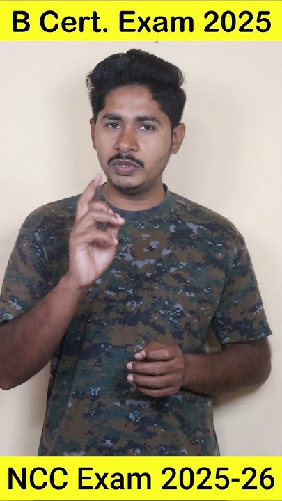 ncc b certificate exam 2025 | ncc b exam 2025 | #ncc_b_exam_2025 #nccexam #tejasnccarmy #ncc # ...