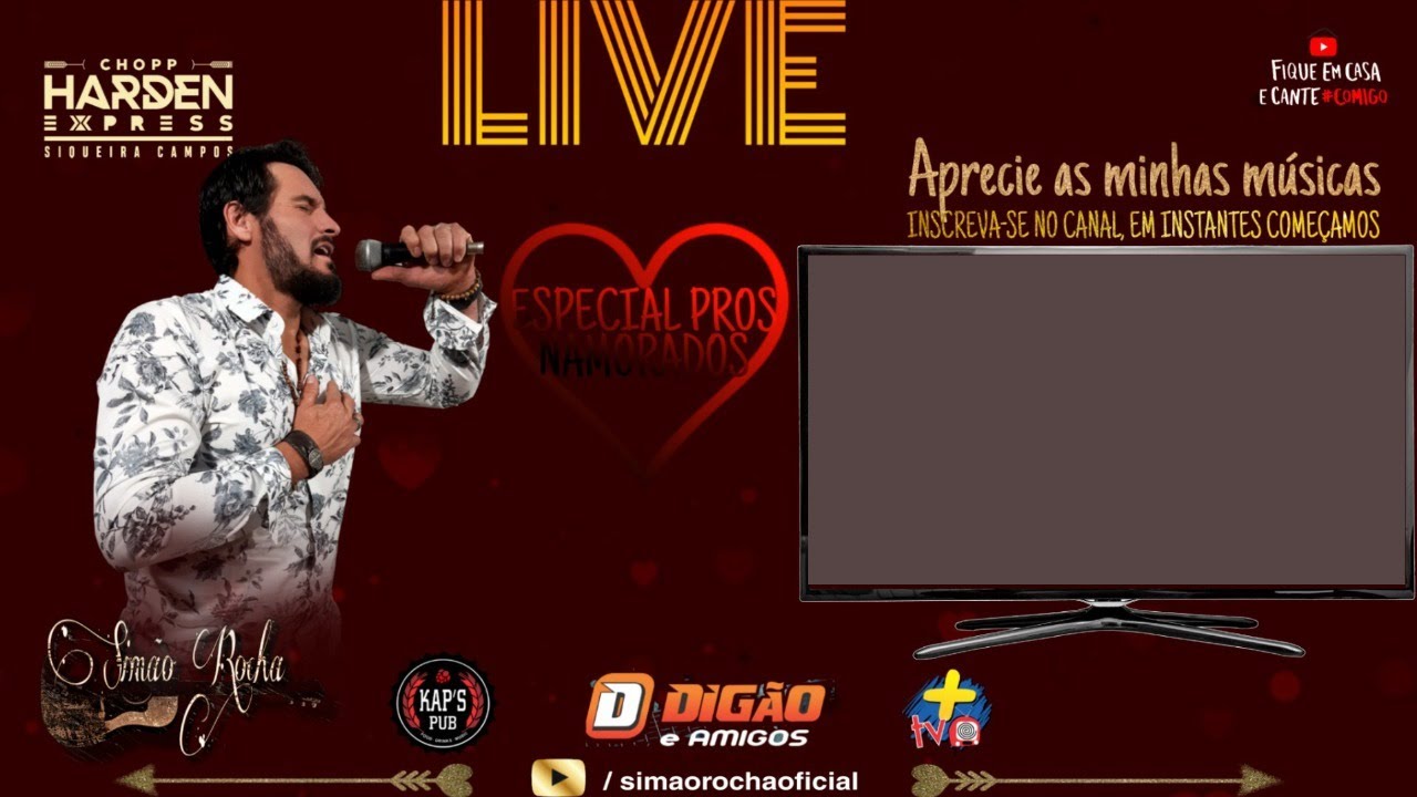 Live - Simão Rocha - Especial dos Namorados - YouTube