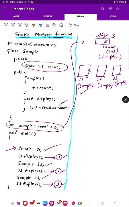 Static member function in C++ by Satpal Singh Gill - YouTube
