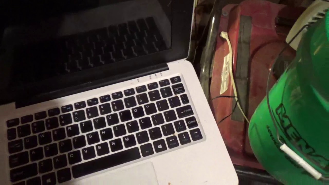 Junk Laptop Destroyed - YouTube