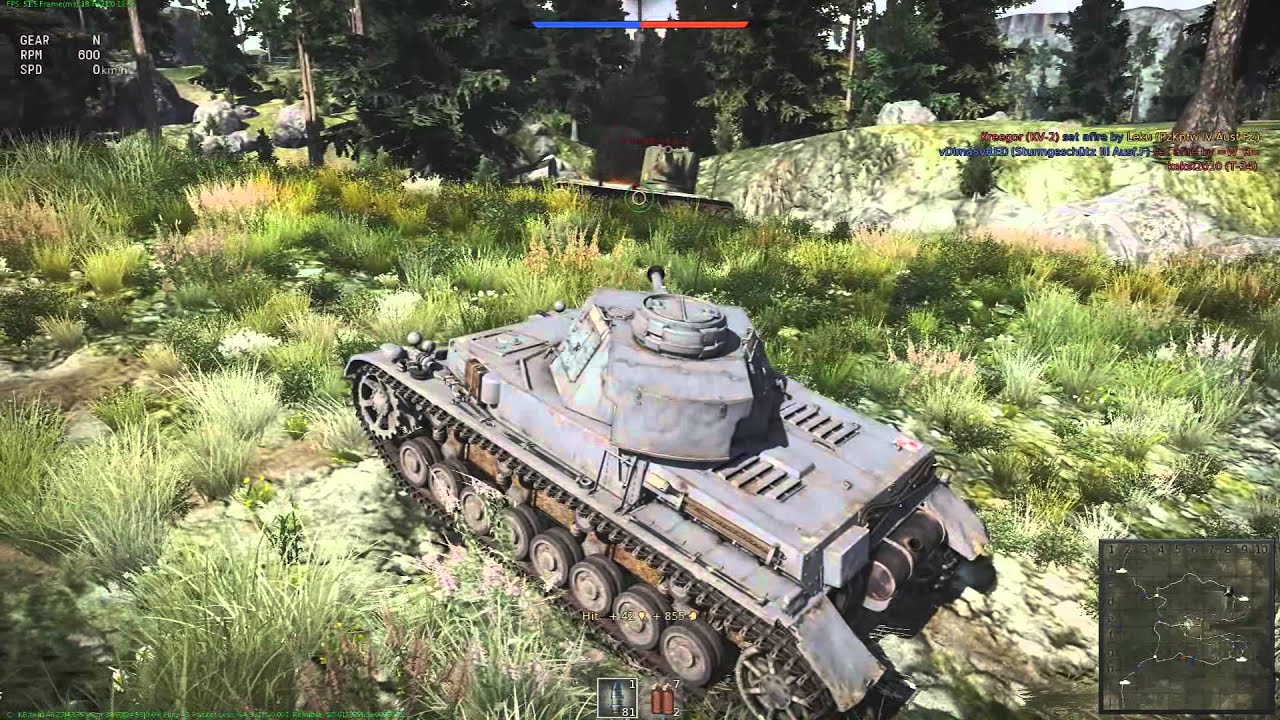 Odcinek #15. Troszkę zabawy w Pz4 ausf F2. - YouTube