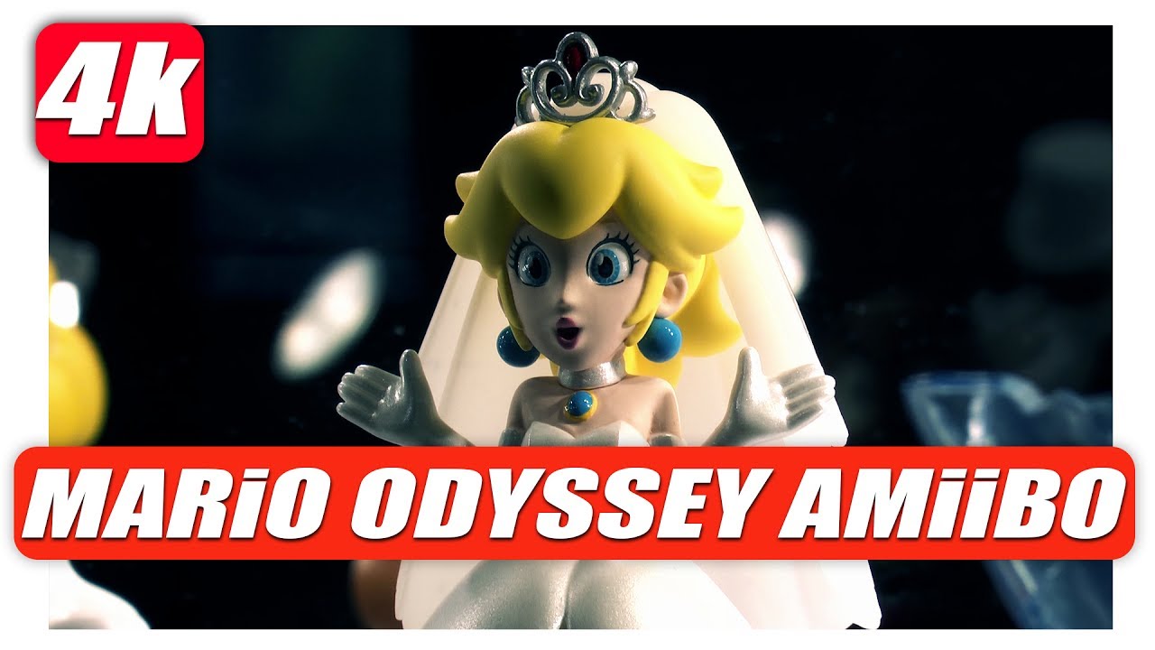 ALL SUPER MARiO ODYSSEY AMiiBO Close Up in 4K - YouTube