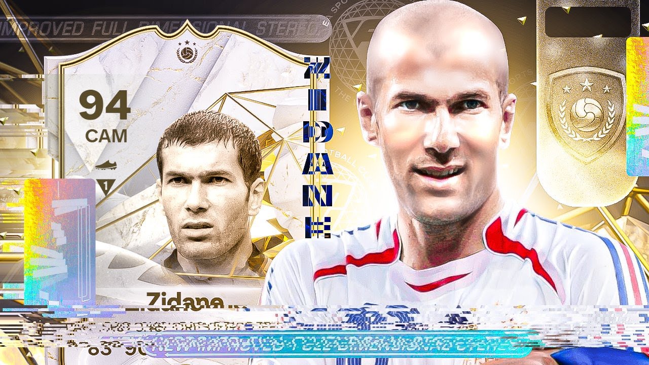 FC 24 | 94 ICON ZIDANE GOAL COMPILATION - YouTube
