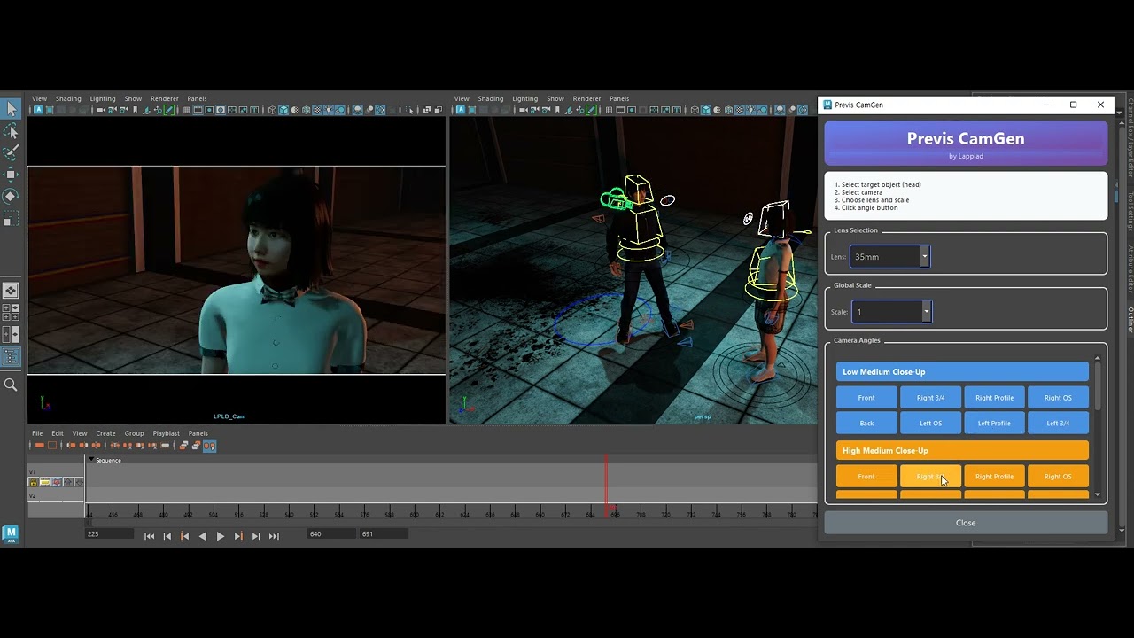 Previs CamGen - Maya Camera Setup Tool (for Previsualization) - YouTube