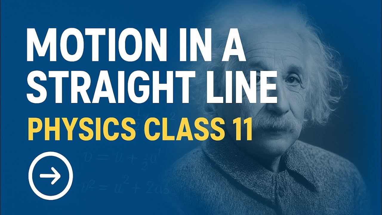 Motion in a St line| equations of motion physics class 11 - YouTube
