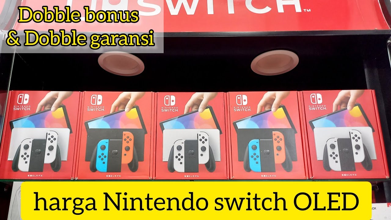 cek harga nintendo switch OLED DI GS SHOP || garansi terlama dan banyak bonus #nintendoswitch ...
