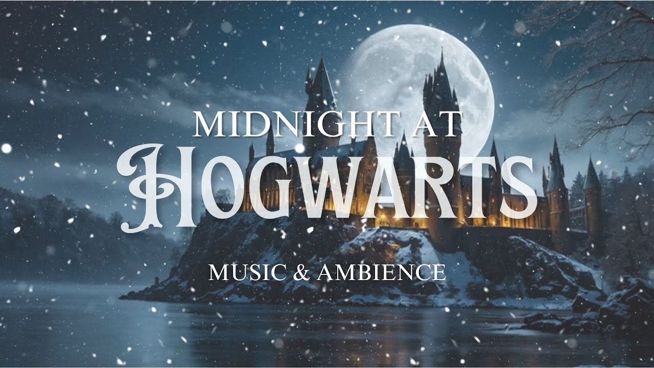 Hogwarts Winter Storm ASMR Ambience | Harry Potter-Inspired Reading ...