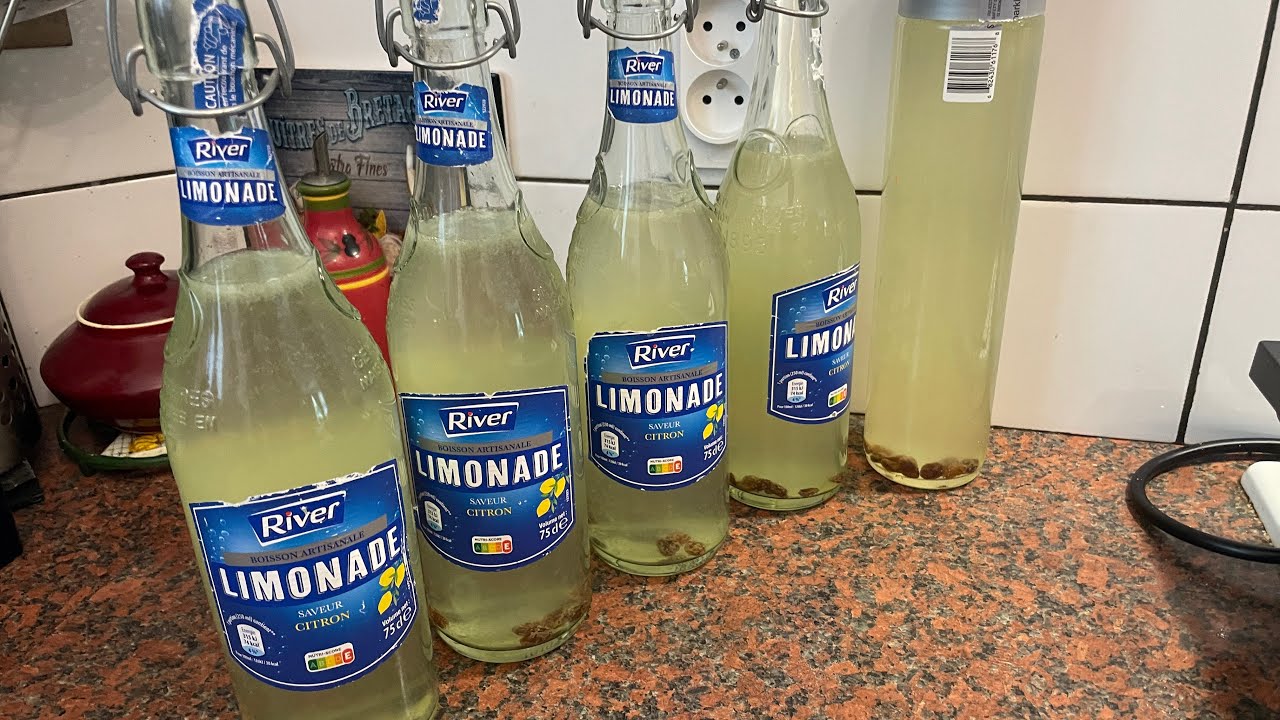 Recette de limonade gazeuse maison si facile ,#recette#limonade#fruit ...