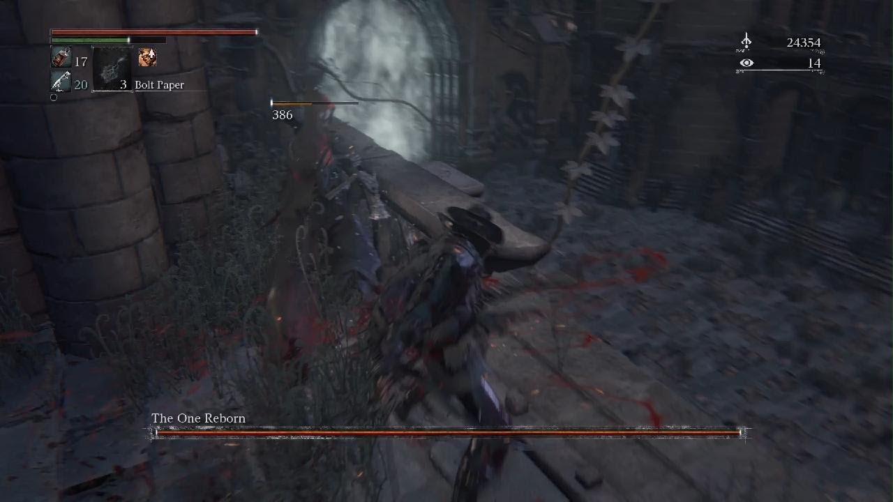 Bloodborne The One Reborn Boss Fight - YouTube