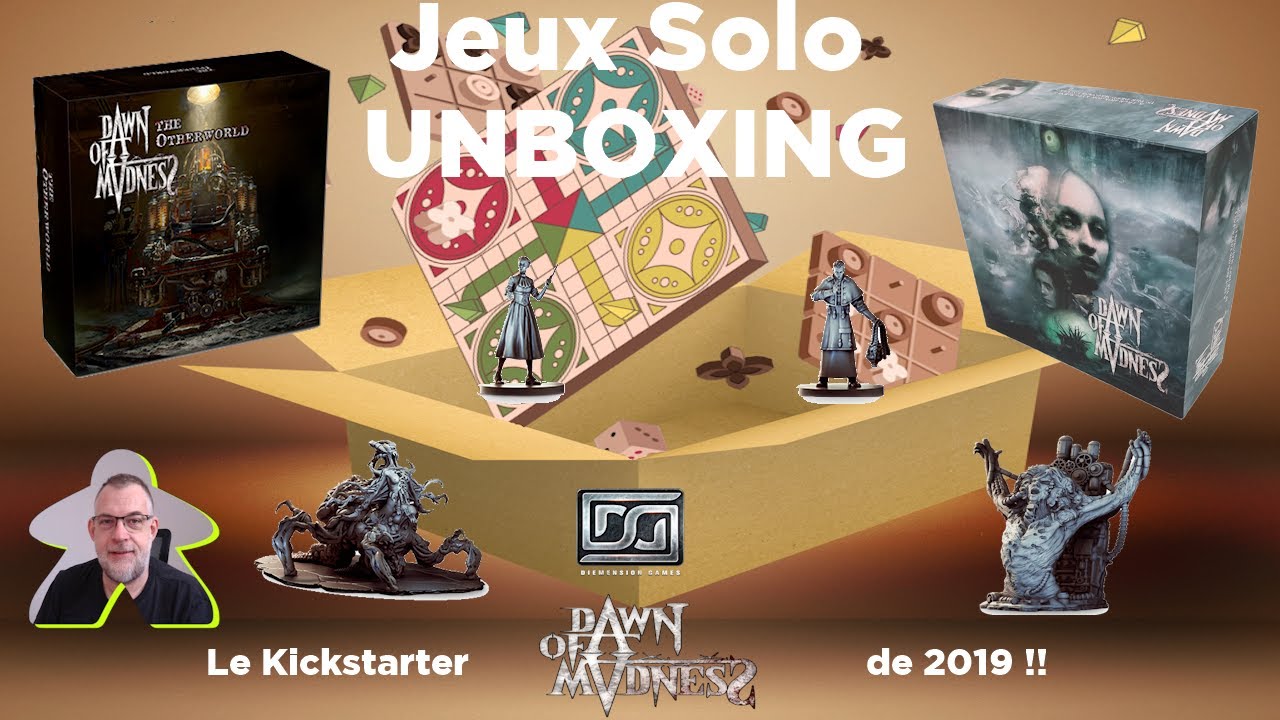 Unboxing - Dawn of Madness - vague 1 | Dimension Games | jeu de société ...